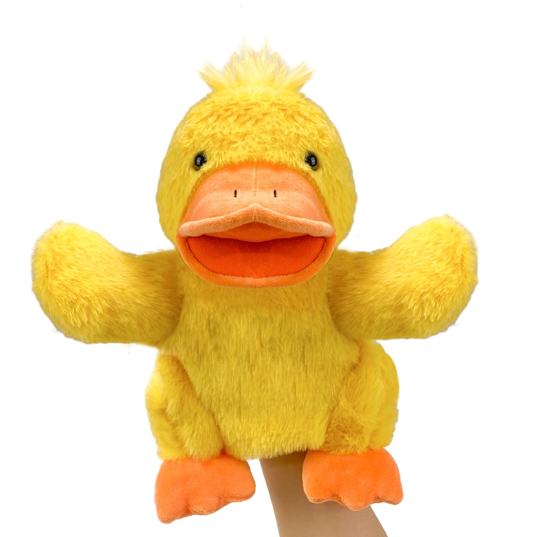 Okegztoa Hand Puppet s Duck Pupp ets,9"Realistic Stuffed Animal Puppe ...