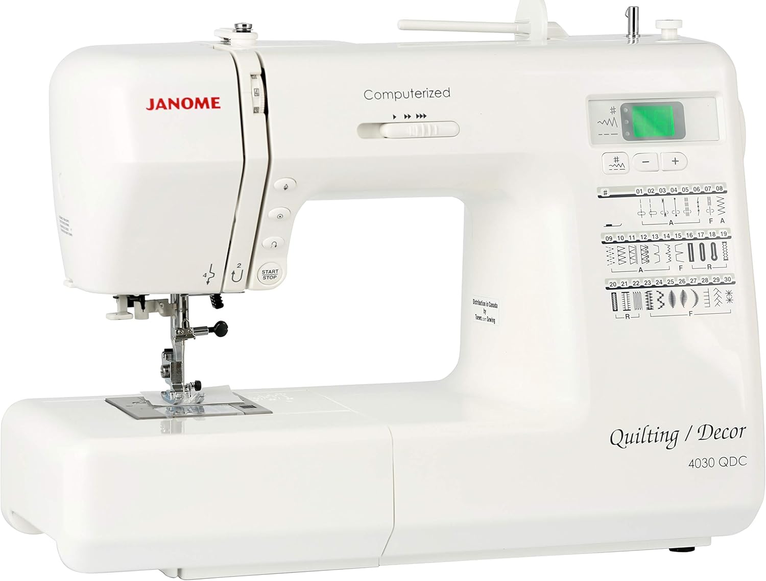 Sewing Machines by Janome: The Janome 4030 QDC Sewing Machine for ...