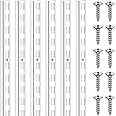 Amazon.com: MorningRo 6 Pcs Dual Track Upright Wall Shelving System ...
