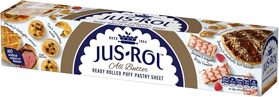 Jus-Rol All Butter Puff Pastry Ready Rolled Sheet 320g: Amazon.co.uk ...