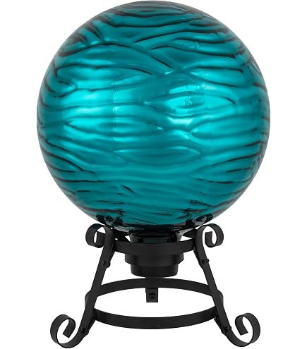 12 Inch Cobalt Blue Gazing Ball Glass Gazing Ball "Lemon Yellow" 12