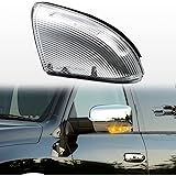 Amazon.com: YOMTOVM LED Front Left Driver & Right Passenger Side Mirror ...
