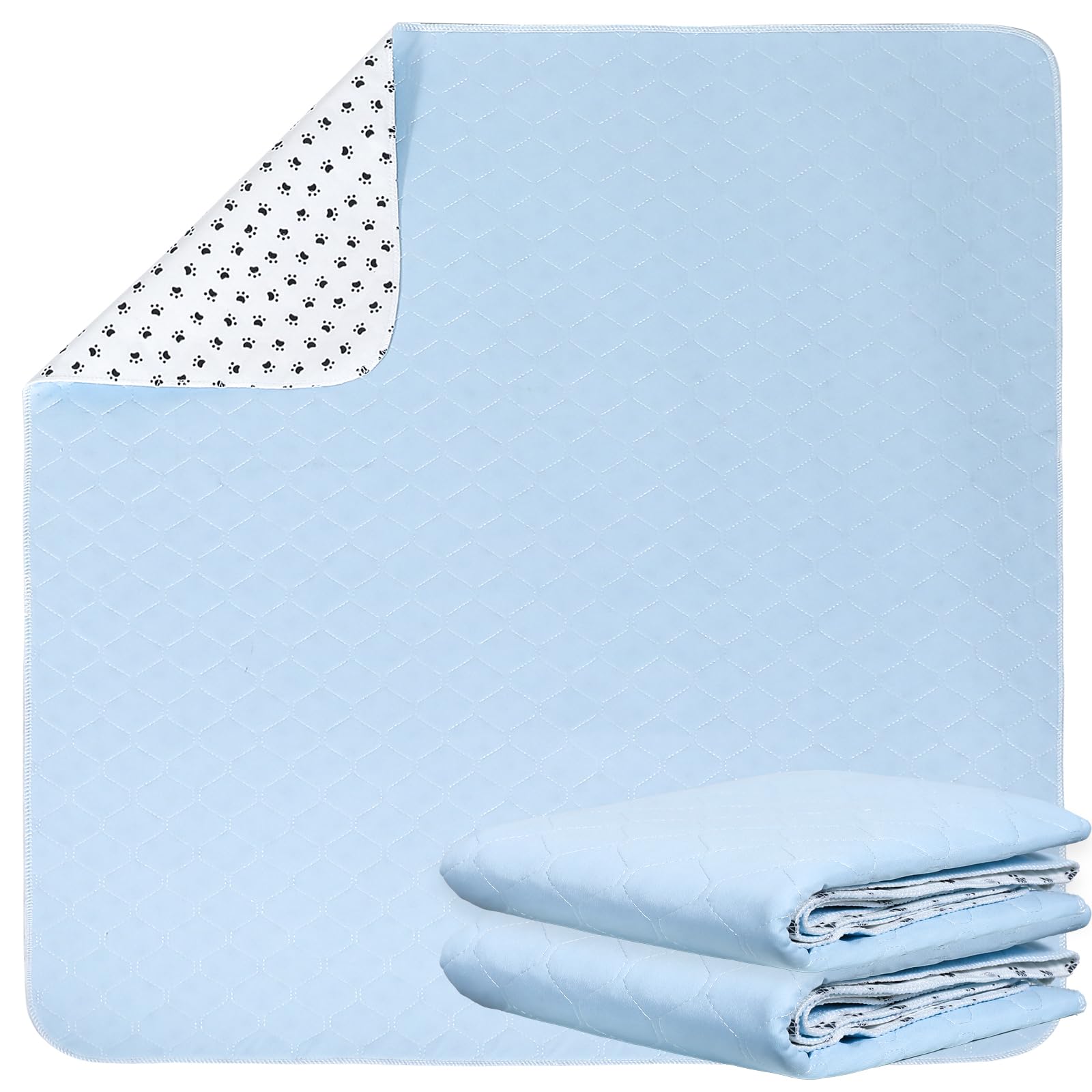 Washable Pee Pads for Dogs, Reusable Pee Mats for Dogs, Puppy Pads ...