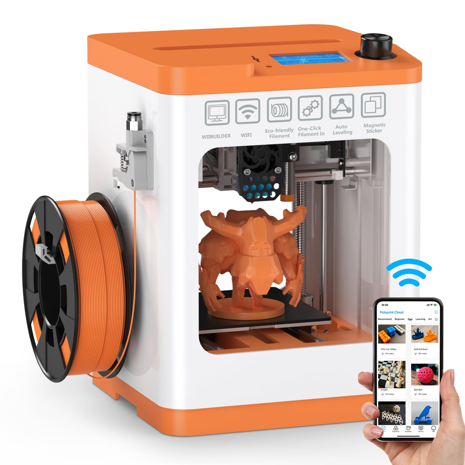 Mua Upgraded Tina2S 3D Printer, HEPHI3D 3D Printers WiFi Cloud Printing ...