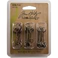 Amazon.com: Tim Holtz Idea-ology Metal Memo Pins, Pack of 30, 1-1/2 ...