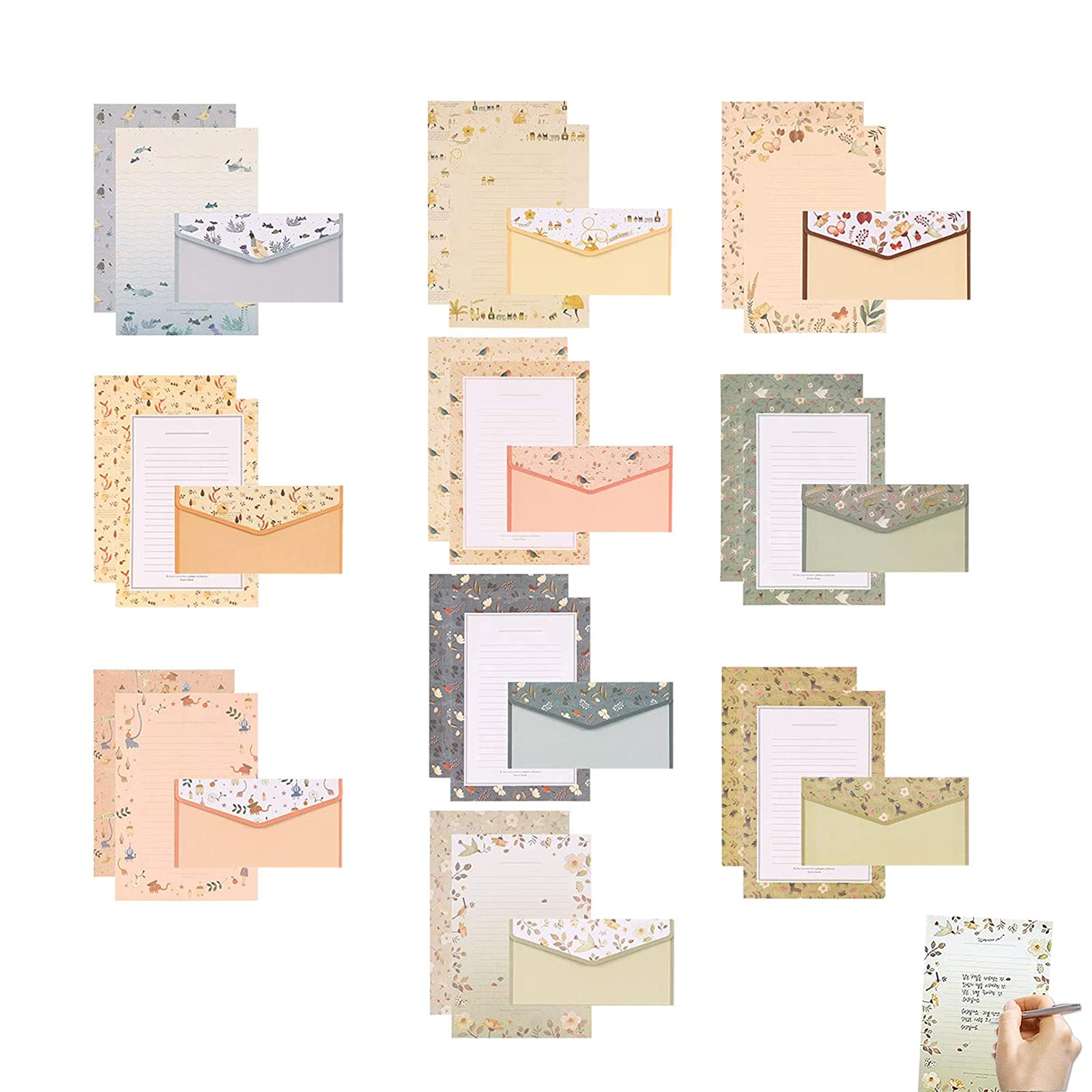 Mua Set of 90 Writing Paper with Envelopes, Letter Paper and Envelopes ...