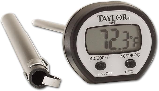 Taylor Precision Products High Temperature Digital Thermometer: Amazon ...