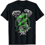 Amazon.com: Marvel Hulk Planet Smash Space Fist Graphic T-Shirt ...