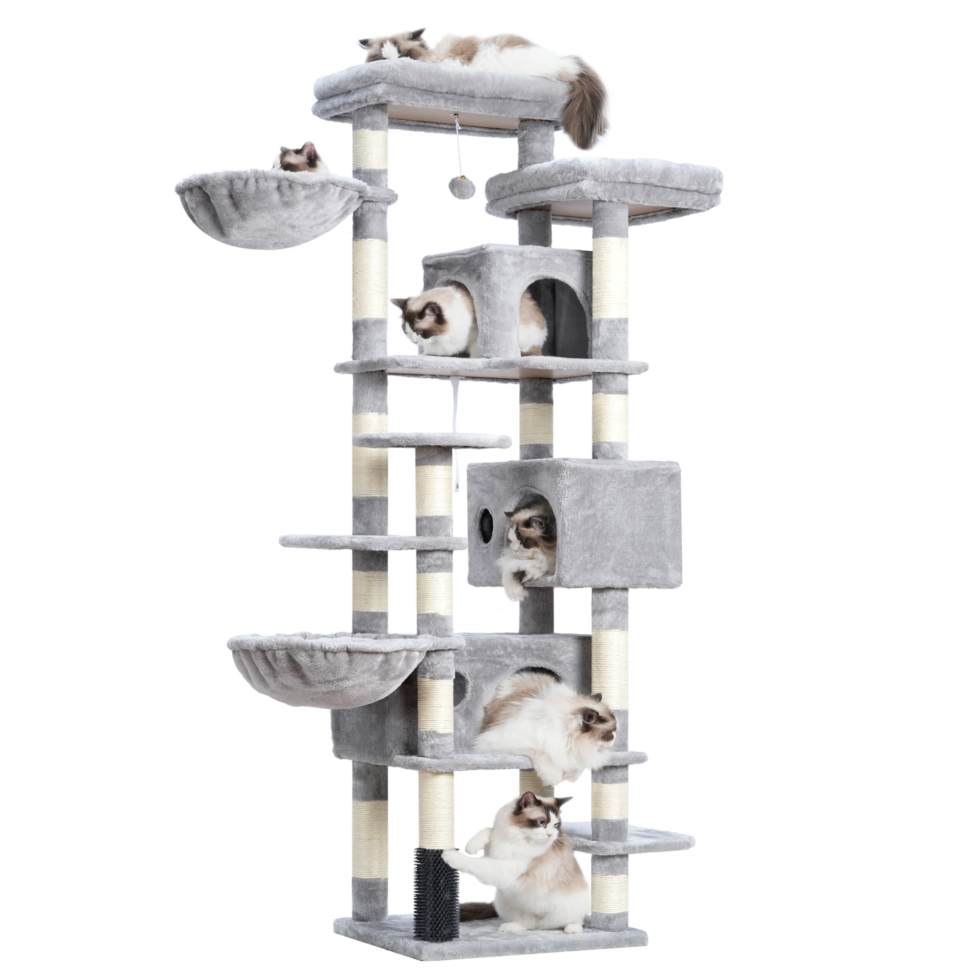 Hey-brother Cat Tree, 74 inches Multi-Level XL Large Cat Tower for ...