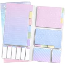 Sticky Notes Different Sizes 1500Pcs Sticky Notes Set Memo Desktop ...
