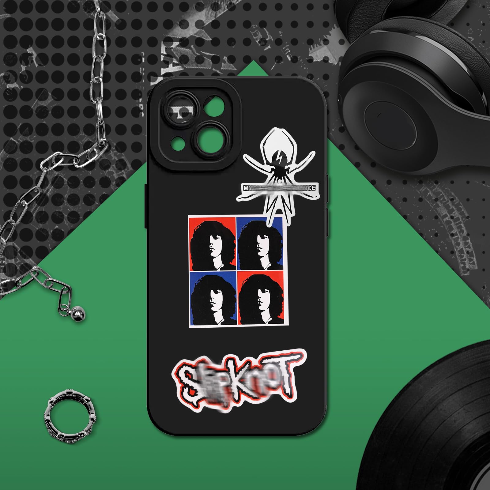 Mua 100pcs Rock Band Stickers -80's Music Stickers, band stickers for ...