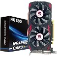 Amazon.com: RX 580 8GB Graphics Card, 2048SP 1289MHz GDDR5 256bit ...