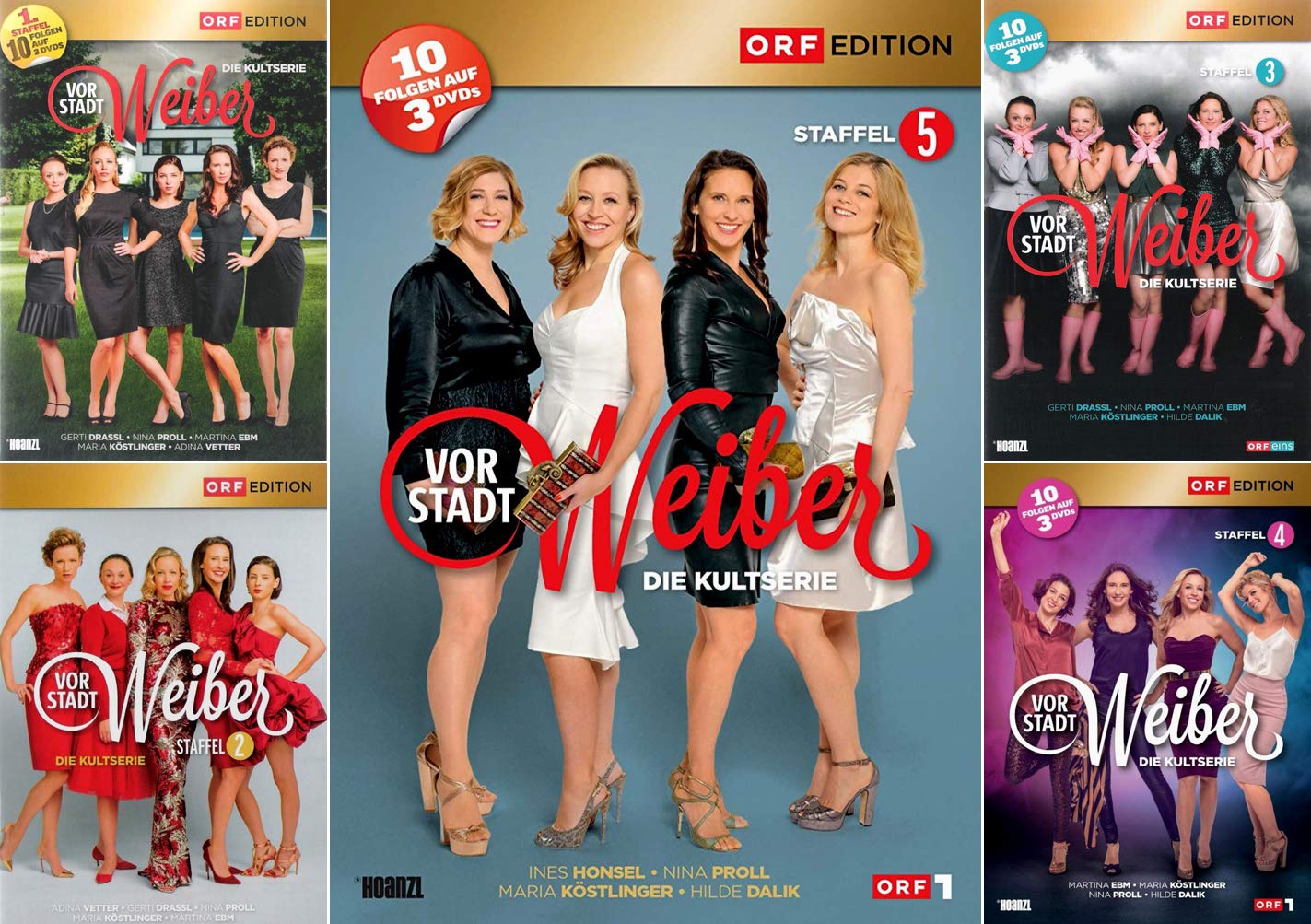 Vorstadtweiber - Die komplette 1. - 5. Staffel Österreich Version 5 ...