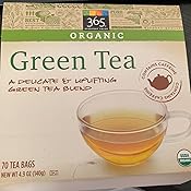 Amazon.com : 365 Everyday Value, Organic Green Tea (70 Tea Bags), 4.9 ...
