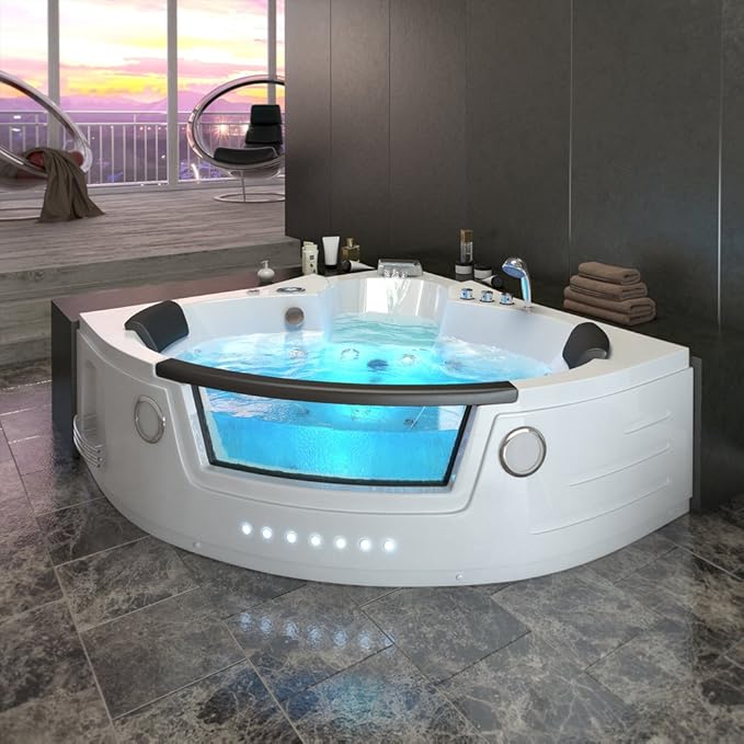 Whirlpool Eckbadewanne Badewanne Wanne 2 Personen Heizung Pool Luxus ...