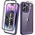 Amazon.com: BANLEA for iPhone 14 Pro Max Case Full Body, Built-in Screen Protector, with Camera ...