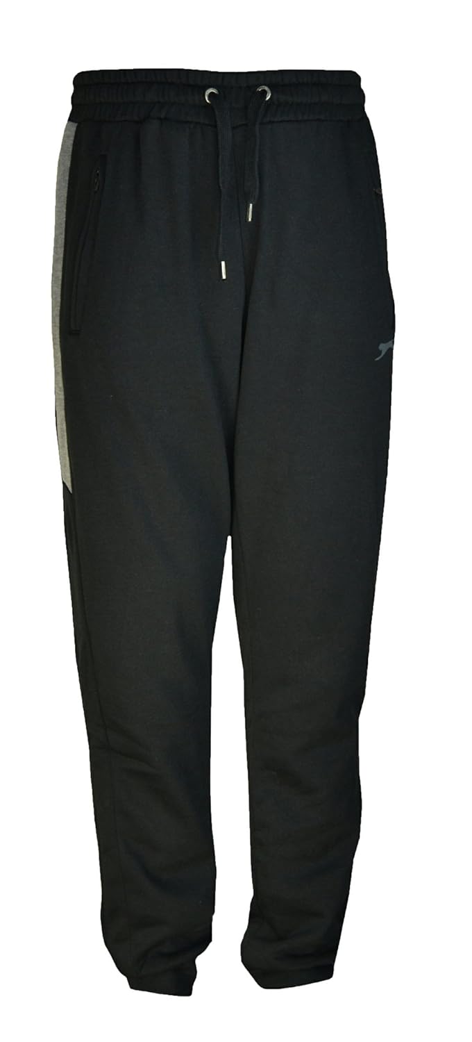 Slazenger Mens Jogging Fleece Bottoms Joggers Sweatpants Gym Pants with ...