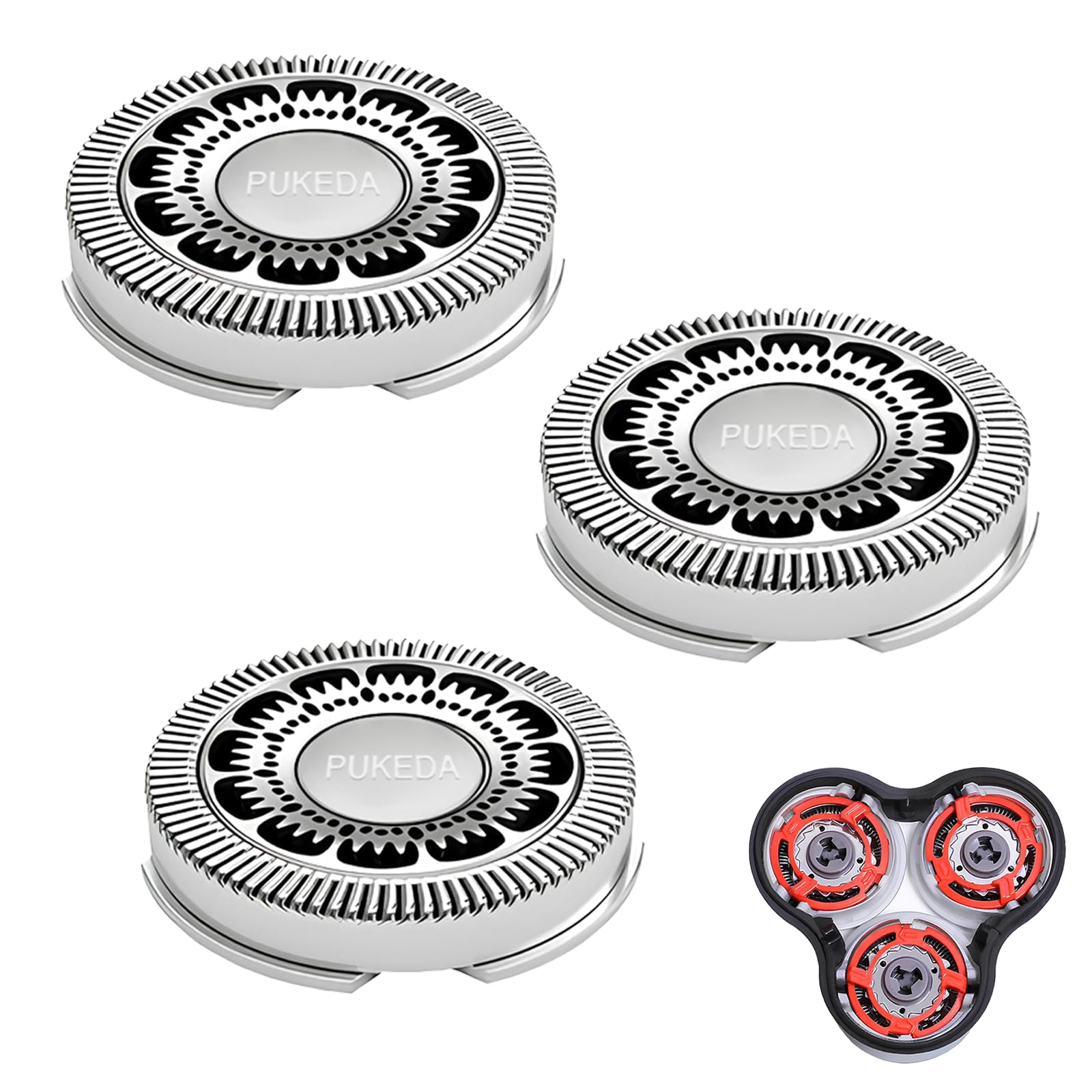 SH90 Replacement Heads for Philips Norelco Shaver Series 9000, SH90 ...