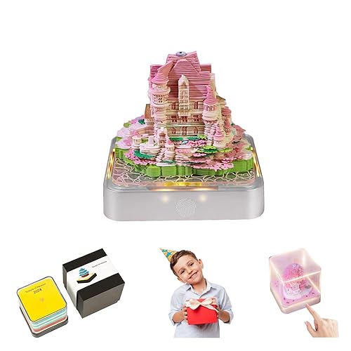 Atlodas TimePiece Calendar, 2025 Desk Calendar With LED Lights, 3D Memo ...