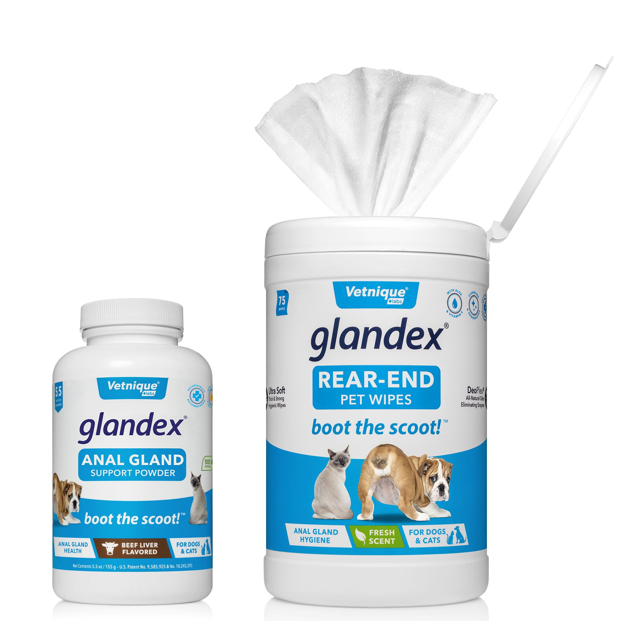 Mua Glandex Vetnique for Dogs 5.5oz Beef Liver Powder Fiber Supplement ...