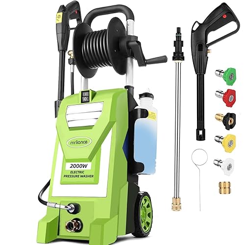mrliance Power Washer Electric Pressure 2.2GPM Portable Powered with ...
