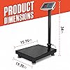 Houseables Industrial Scale, Platform Scale, 600 LB, Large, Weight ...