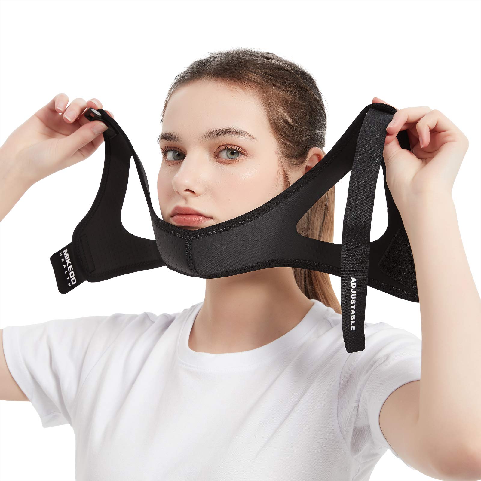Double Adjustable Anti Snoring Chin Strap for CPAP Users - Chin Strap ...