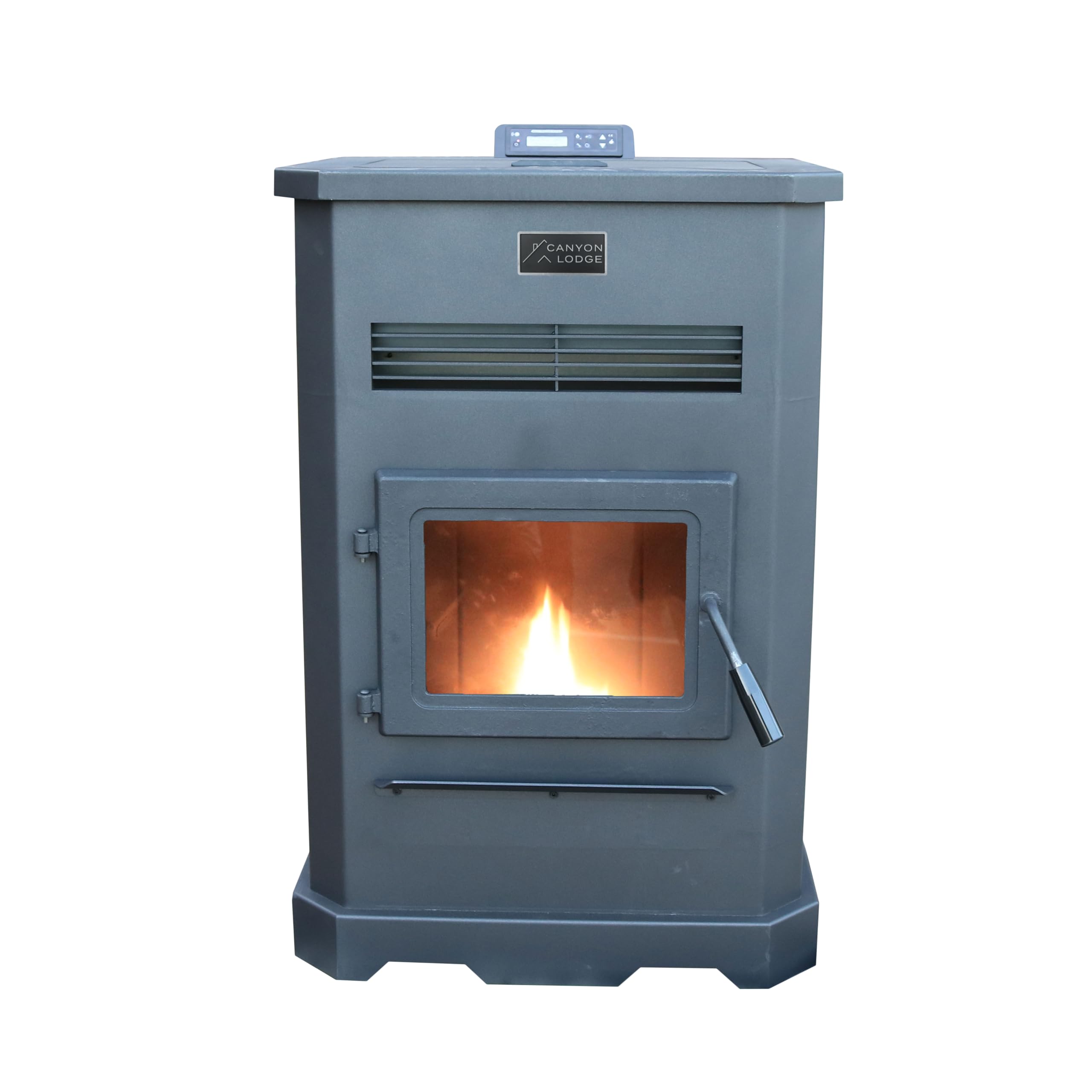 Canyon Lodge Large Pellet Stove heats up to 3000 sq ft with a 130 lb ...