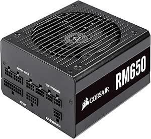 Amazon.com: Corsair RM Series, RM650, 650 Watt, 80+ Gold Certified ...