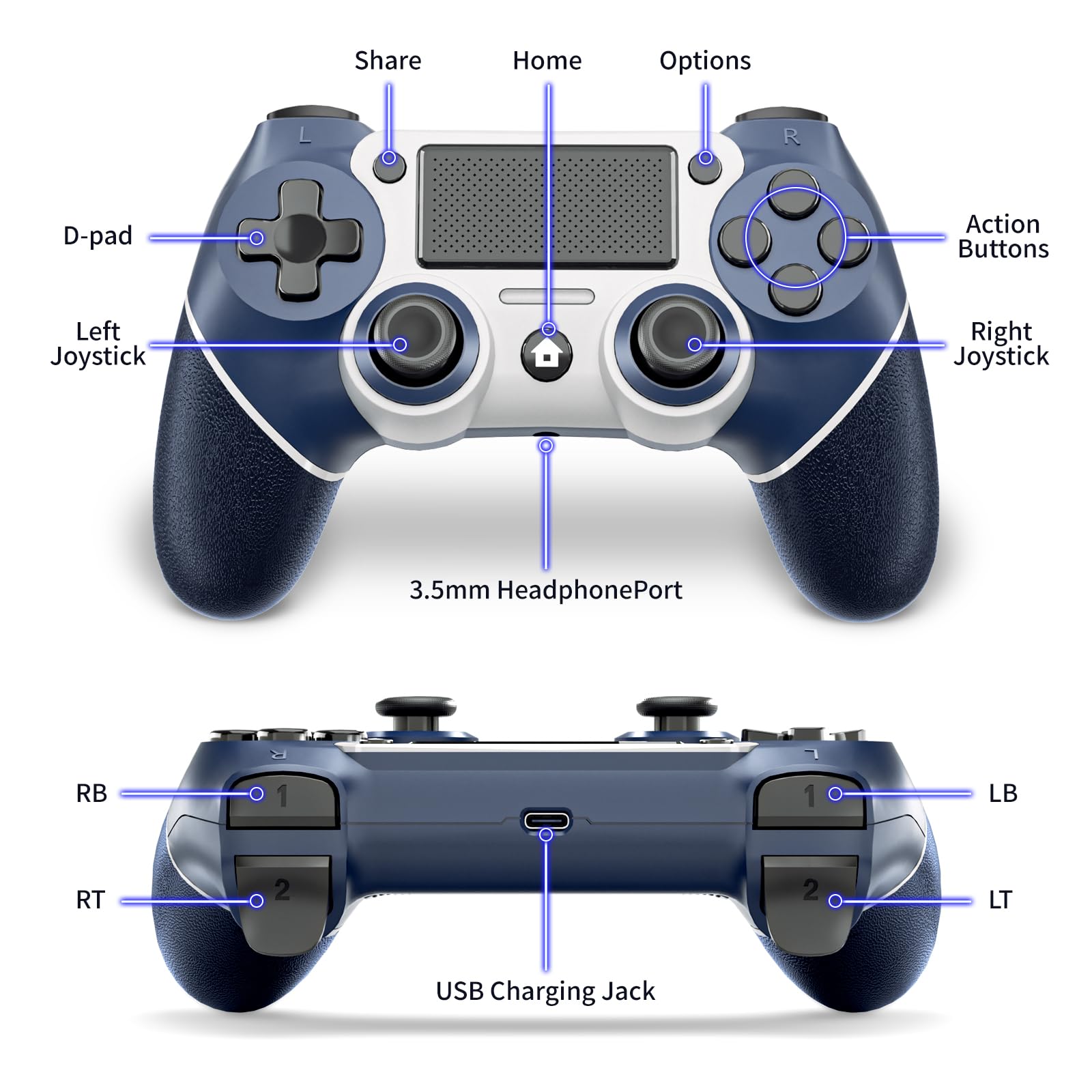 Mua Wireless Controller for P4,P4 Controller Compatible with ...