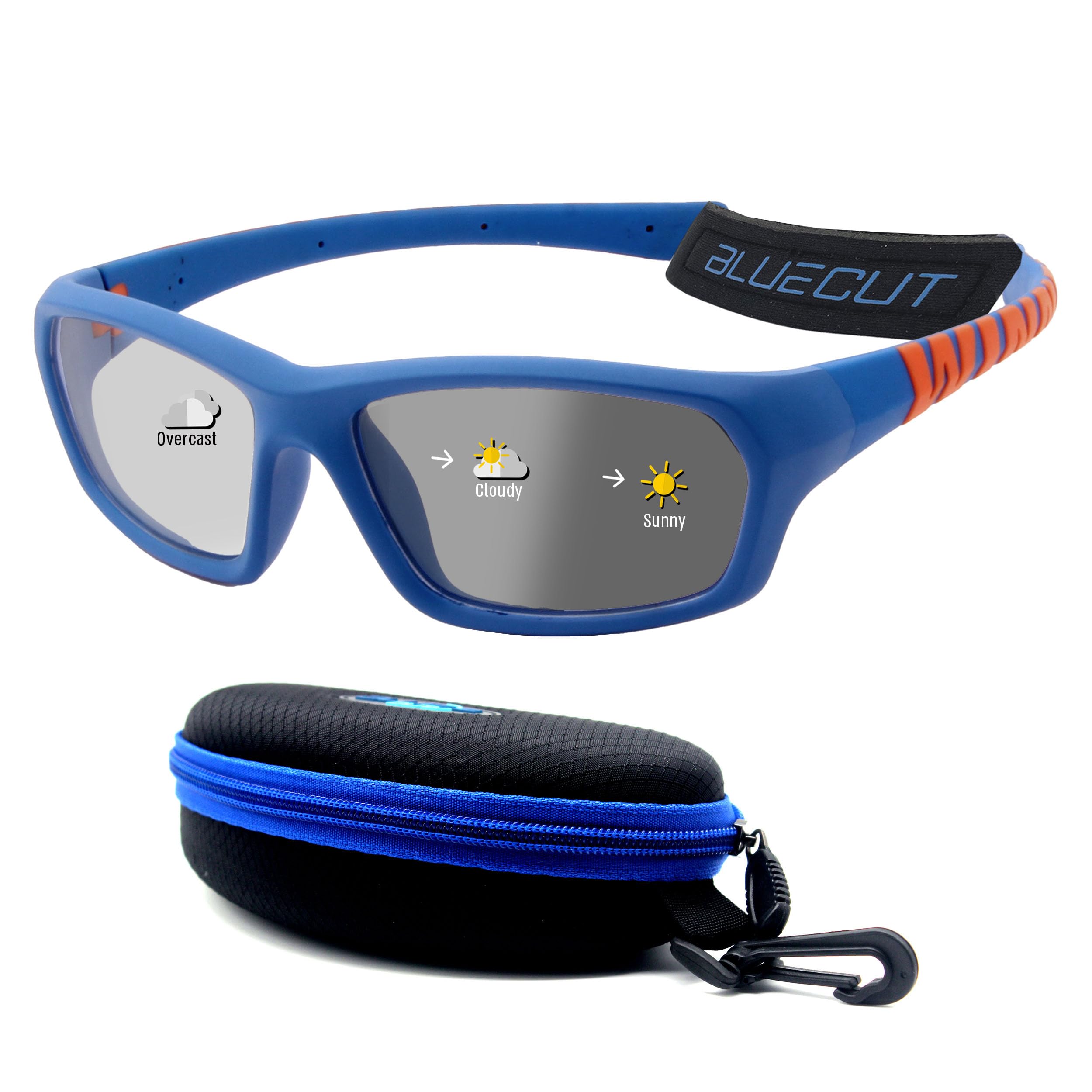 BLUE CUT Sports Protection Goggles, Photochromic Lenses Safety Glasses ...