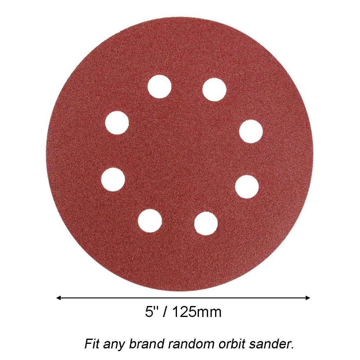 5-Inch Hook and Loop Sanding Discs