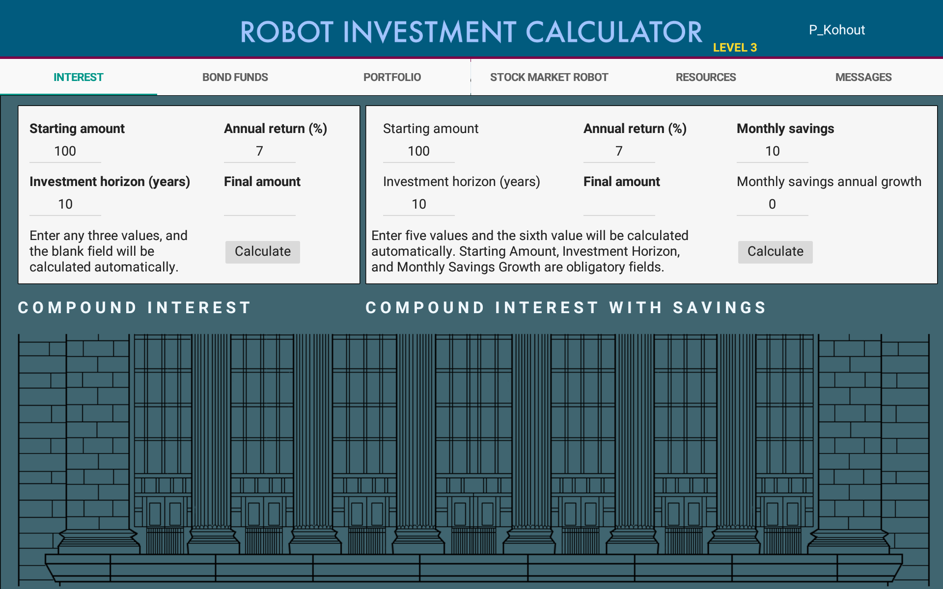 Robot Investment Calculator LEVEL 1:Amazon.co.uk:Appstore for Android