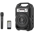 Amazon.com: Portable Bluetooth PA System with Wireless Microphone ...