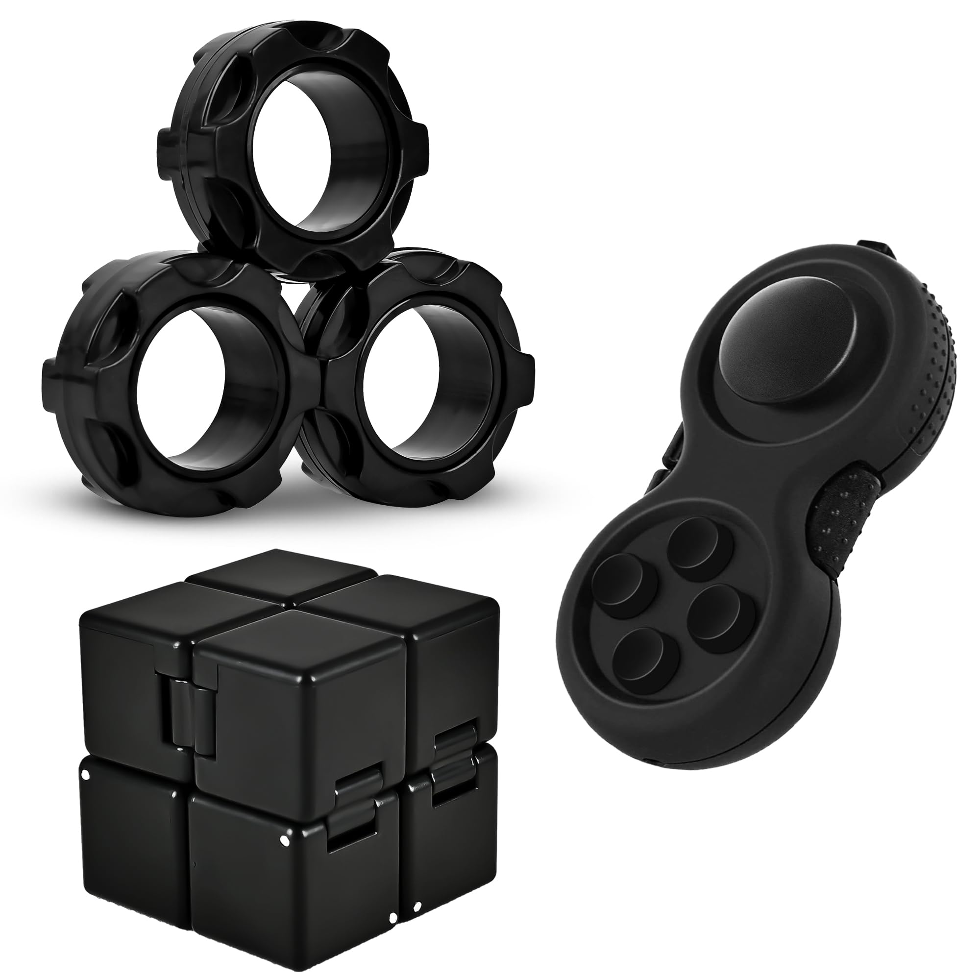 Dr.Kbder 3PC Fidget Toys Adults Set, Cool Mini Gadget Sensory Pack with ...