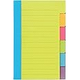 Amazon.com : Redi-Tag Divider Sticky Notes, Tabbed Self-Stick Lined ...