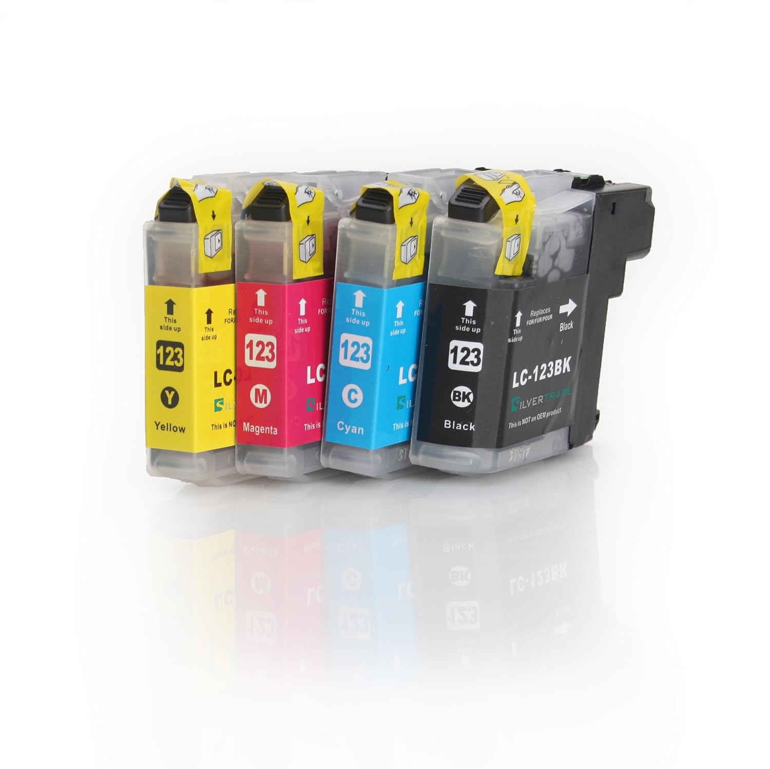 Multipack - 4 compatible XL Ink cartridges BROTHER LC-123 BK/C/M/Y with ...