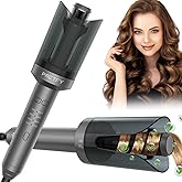 Amazon.com: Auto Hair Curler, IAMFINE 1 Inch Automatic Curling Iron with 4 Temps & 3 Timer ...