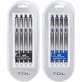 Amazon.com: TUL Retractable Gel Pens 0.5 mm Fine Point, Black (4-Count ...