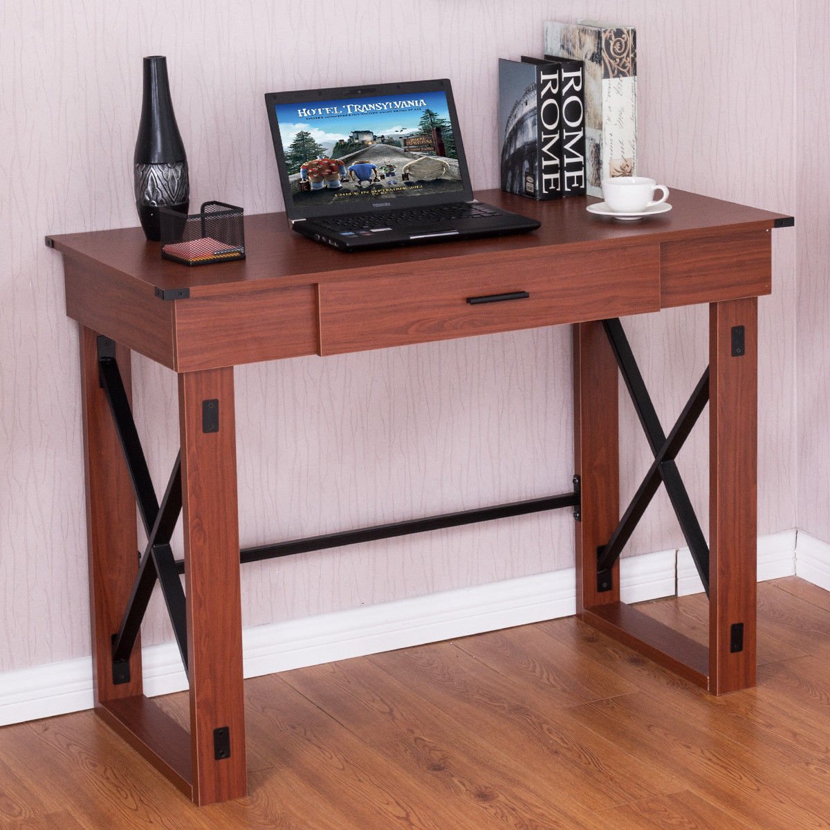 COLIBROX--Lift Top Computer Desk PC Laptop Table Writing Study ...