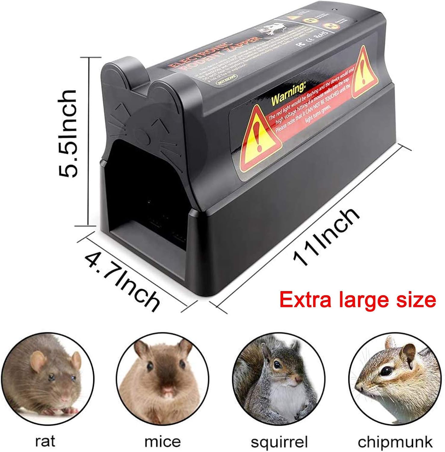Upwinning Electric Rat Traps Ultra Power That Kill Instantly, 7000V ...