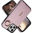 Amazon.com: Keallce Wallet Case for iPhone 12 Pro Max 6.7'', Flip Case with Card Slots, Ring ...