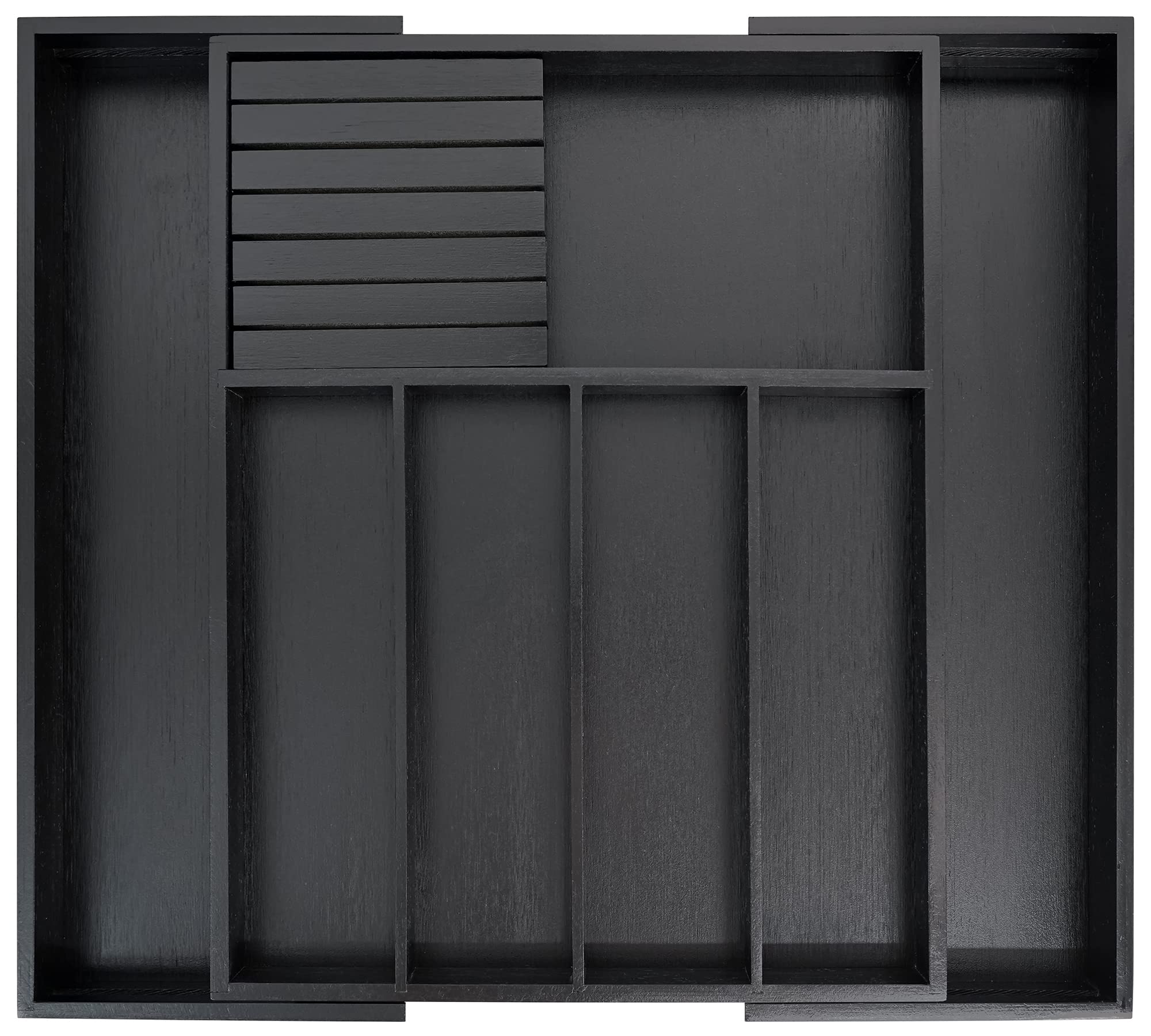 VaeFae Premium Bamboo Silverware Drawer Organizer Kitchen, Expandable ...