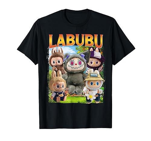 Funny Labubu Cute Labubu The Monsters Meme Vintage T-Shirt in Kuwait ...