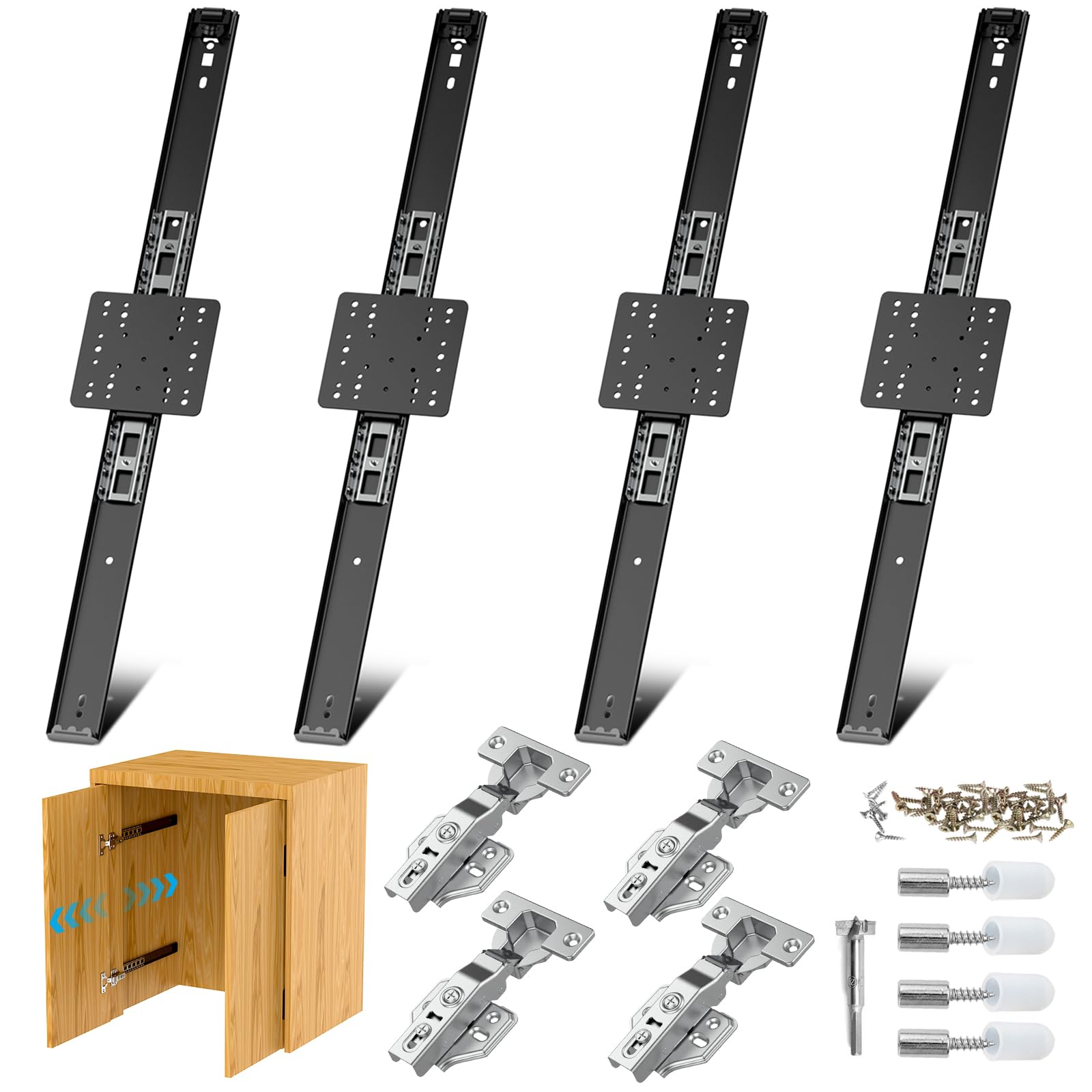 Sliding Hidden Door Track, Pocket Door Hardware, Smooth Gliding Pocket ...