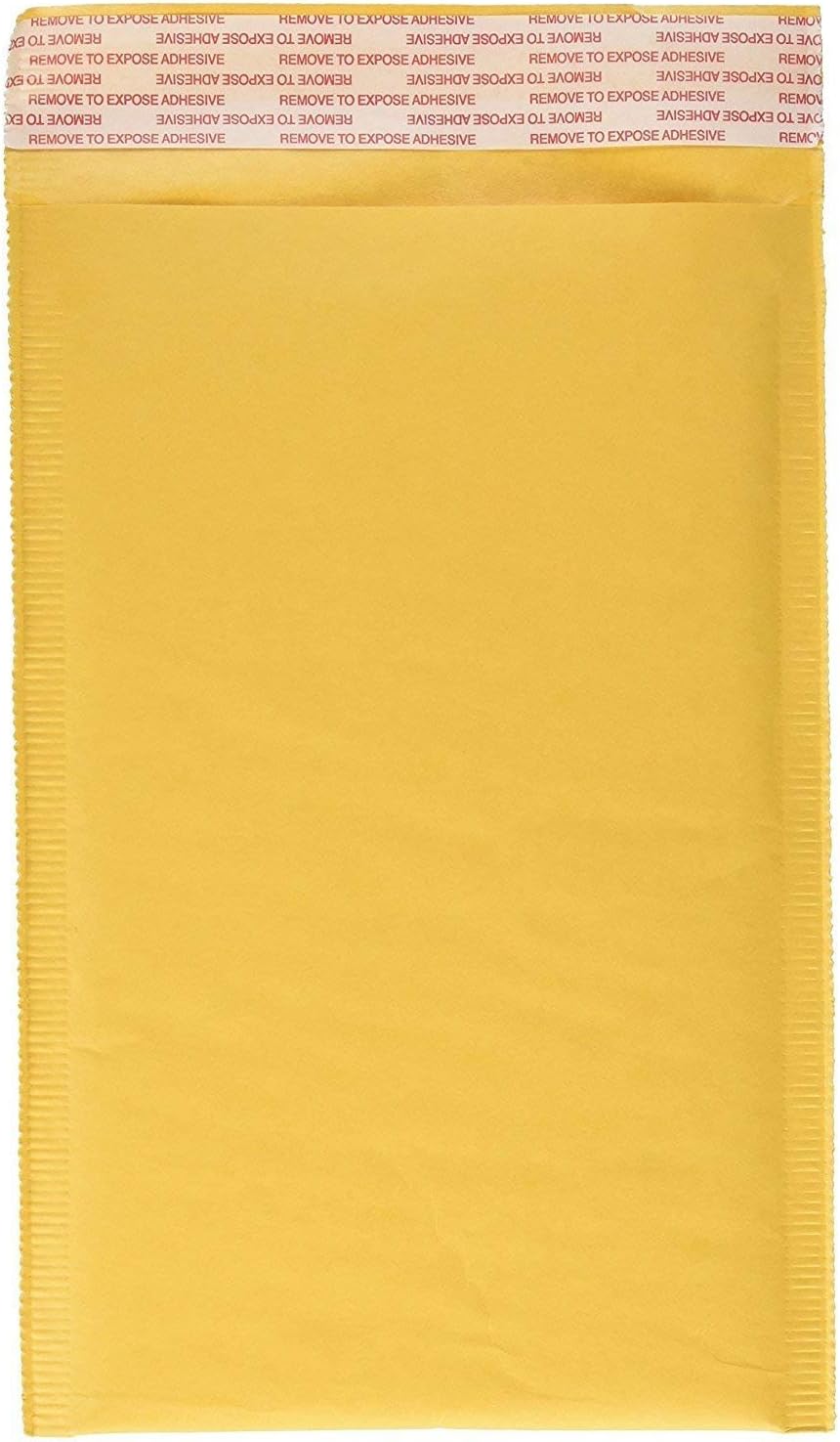 Amazon.com : KKBESTPACK Expandable Mailing Envelope, Yellow, 4x8 ...