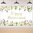 Amazon.com: Vlipoeasn Flower Retirement Party Decorations for Women ...