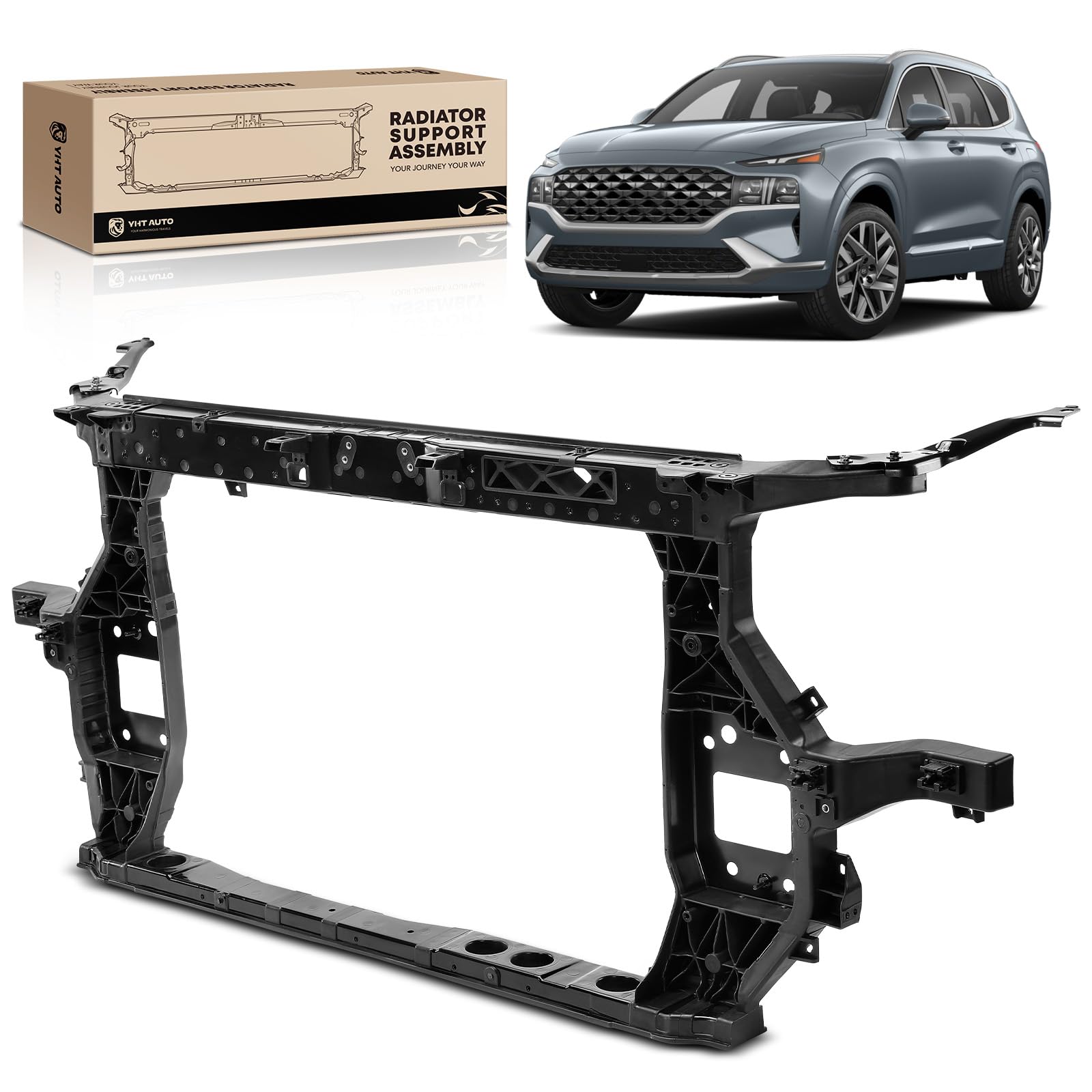 YHTAUTO Radiator Support Bracket Frame Fit Hyundai Santa Fe 2021 2022 ...