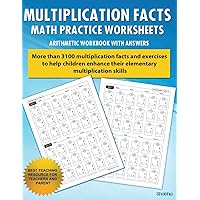 Addition Facts Math Practice Worksheet Arithmetic Workbook With Answers ...