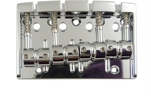 Gotoh 404SJ-C 4 String Bass Guitar Bridge - Chrome: Amazon.co.uk: Musical Instruments